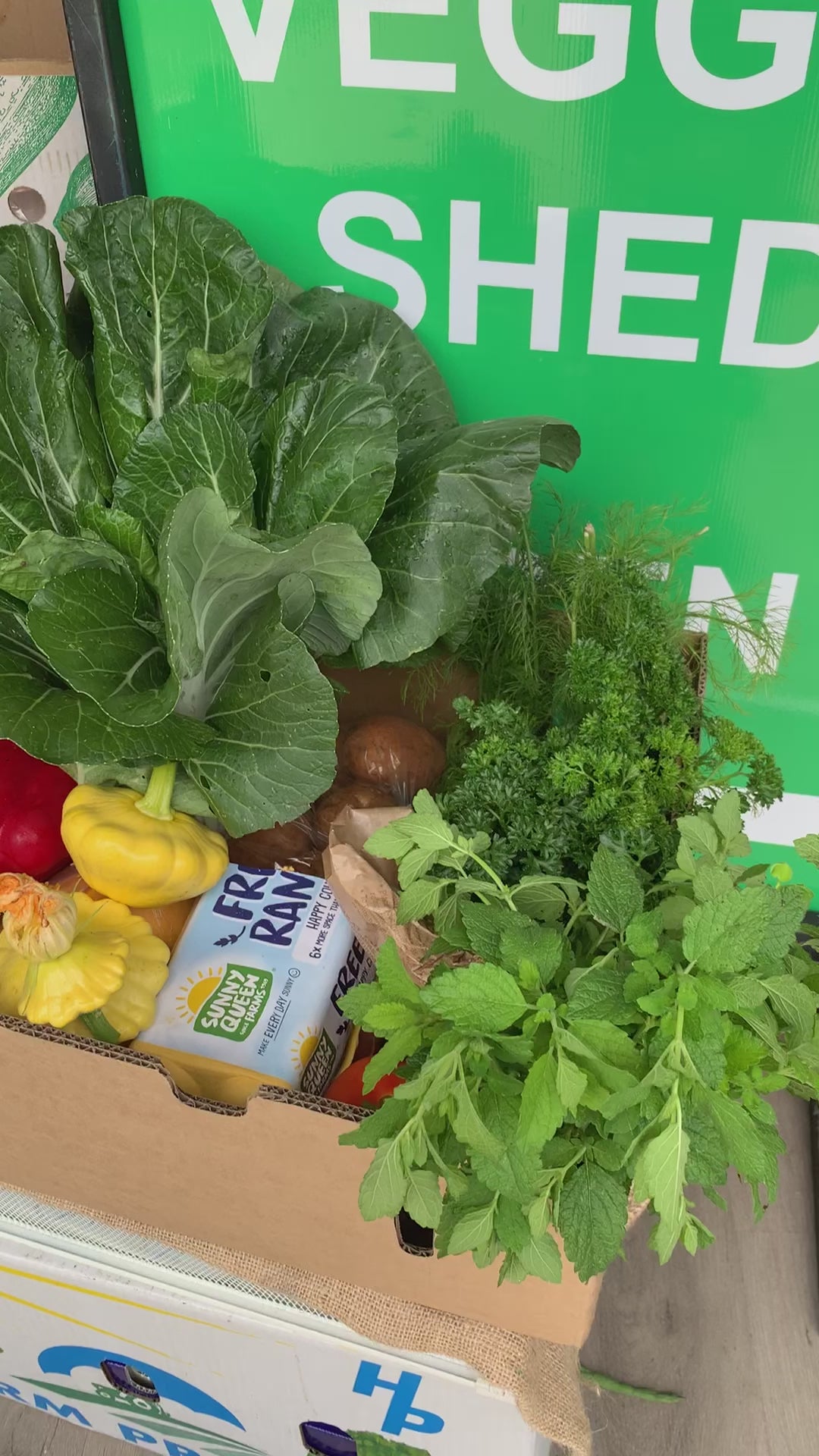 Wallangarra Veggie Shed Farm Box - Picked on day of delivery - $65 ...